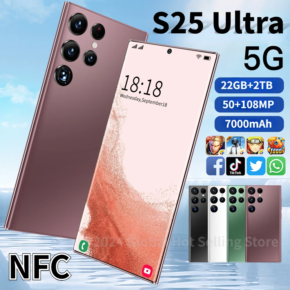 Tel-fono-Inteligente-S25-Ultra-Original-Smartphone-desbloqueado-con-red ...