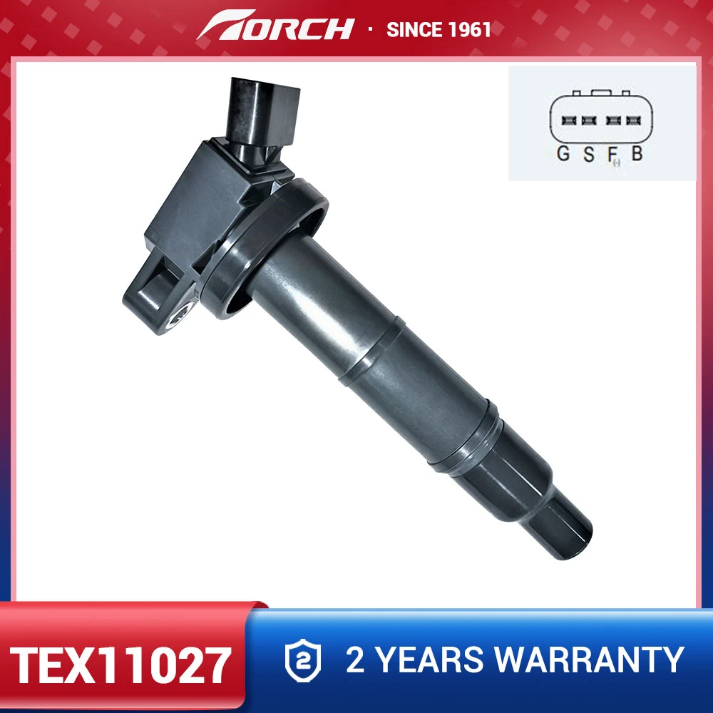 Ignition Coil Torch TEX11027 Replace for 90080-19023 90919-02266 90919 ...