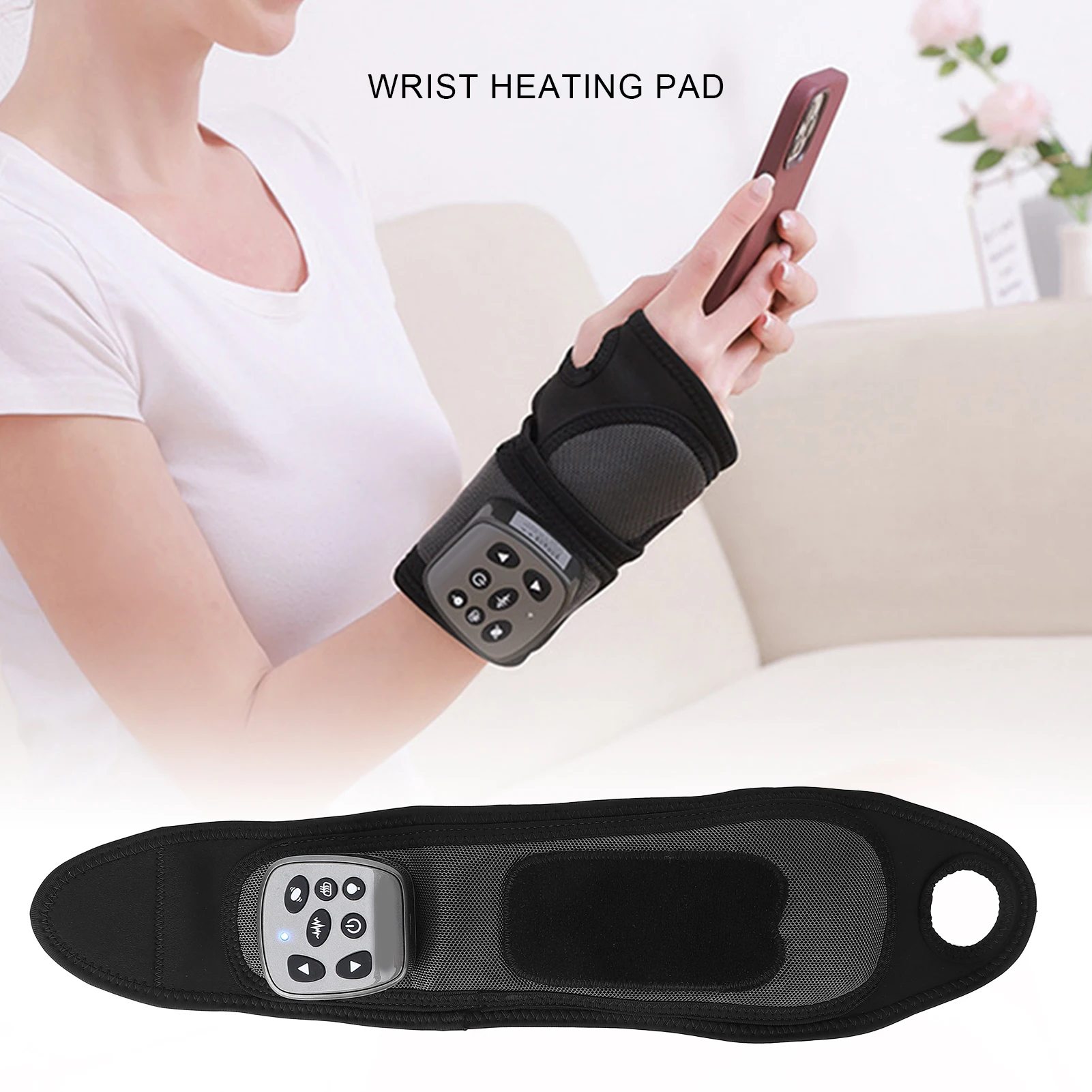 2000mAh-Massager-Arthritis-Wristband-Infrared-Heating-Physiotherapy ...