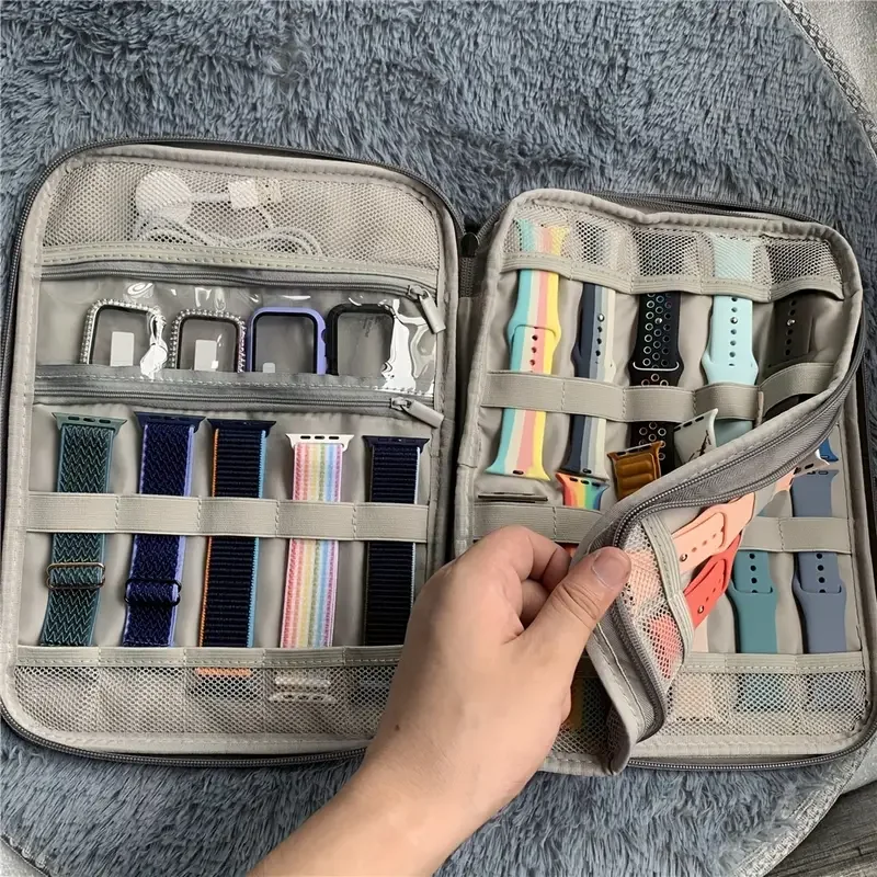 Watchband-Box-For-Apple-Watch-Strap-Case-Data-Cable-Travel-Smart-Watch ...