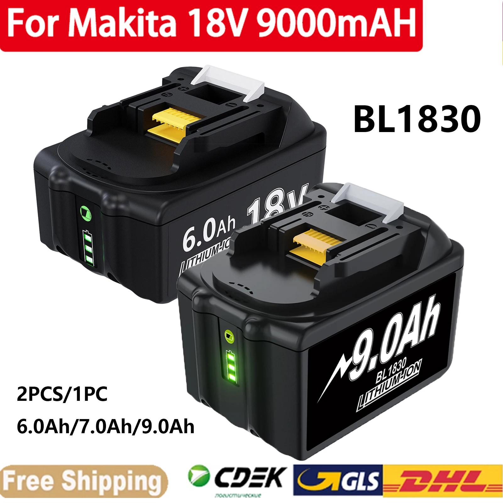 BL1830-Battery-9-0Ah-7-0Ah-6-0Ah-For-makita-18V-Battery-Rechargeable ...