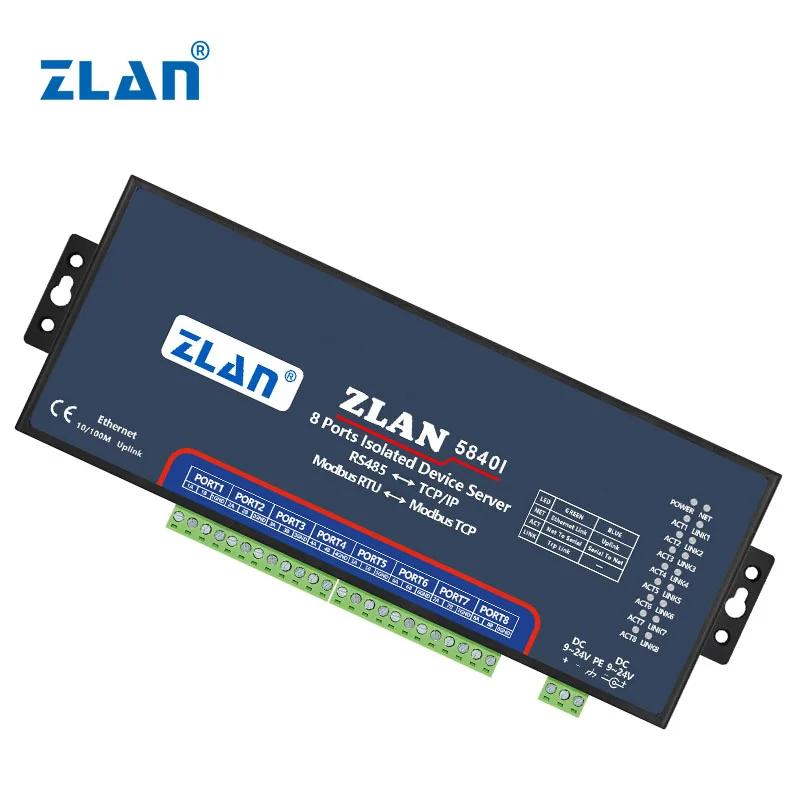 ZLAN5840I-8-ports-serial-to-Ethernet-Modbus-RTU-to-TCP-serial-port ...