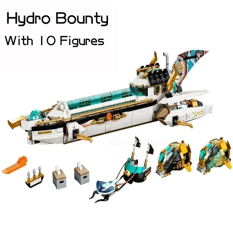 MOC-1218pcs-Hydro-Bounty-Building-Blocks-Model-FIT-71756-Bricks-Toys ...