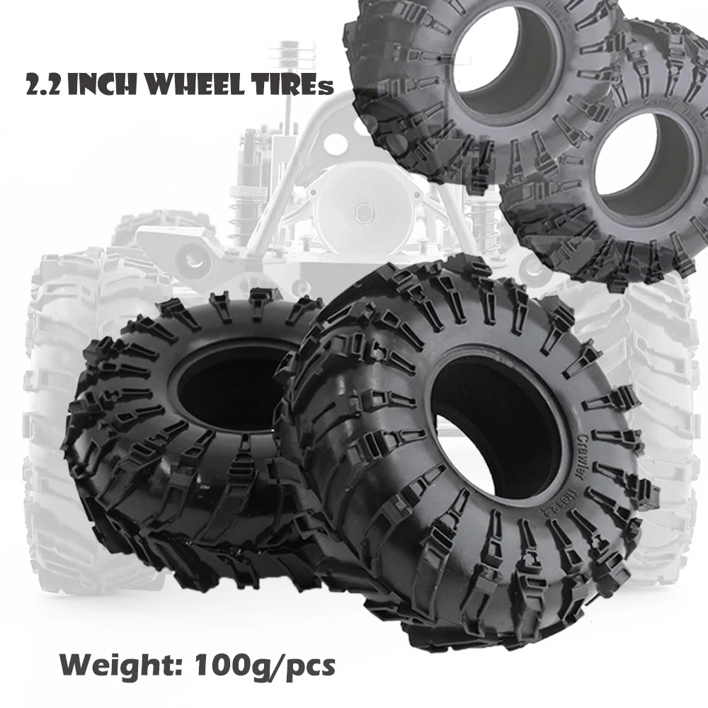 140mm-Rock-Crawler-Rubber-Tyres-For-1-10-Rc-Crawler-Wraith-Axial-Trax4 ...