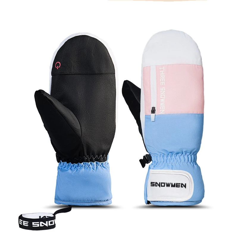 New Men Women Ski Gloves Men Snowboard Snow Winter Sports Mittens Women ...