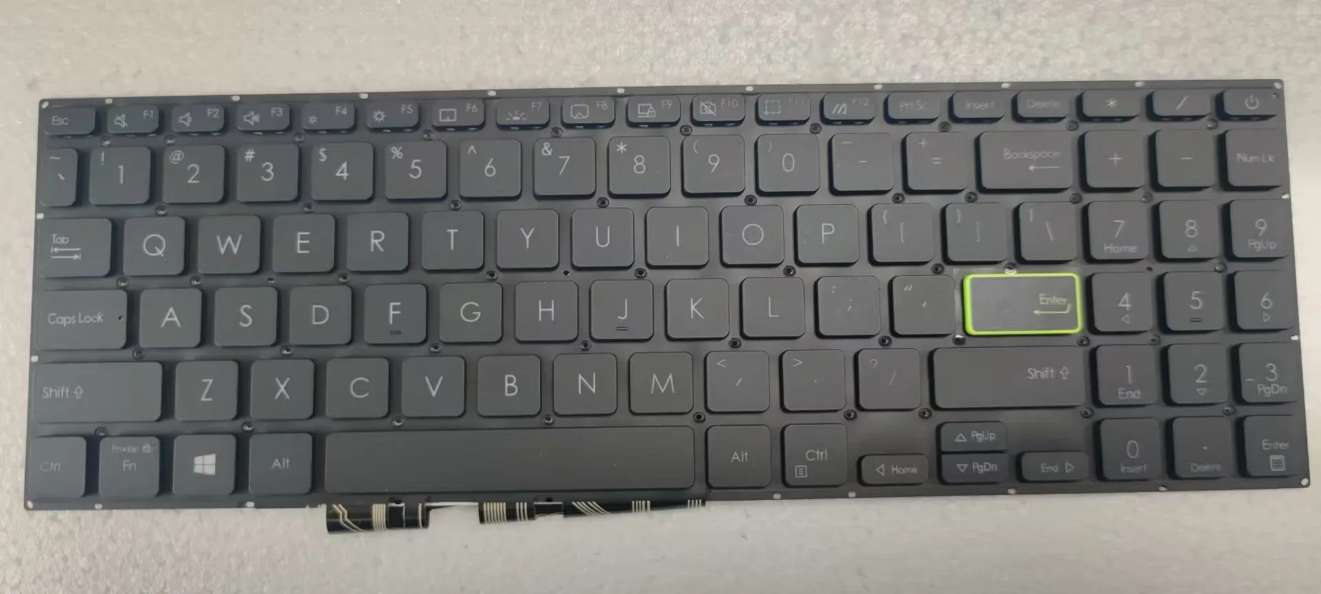 Teclado retroiluminado negro de EE. UU. Para Asus VivoBook X513E X513EA X513EP X513EQ X513IA ...