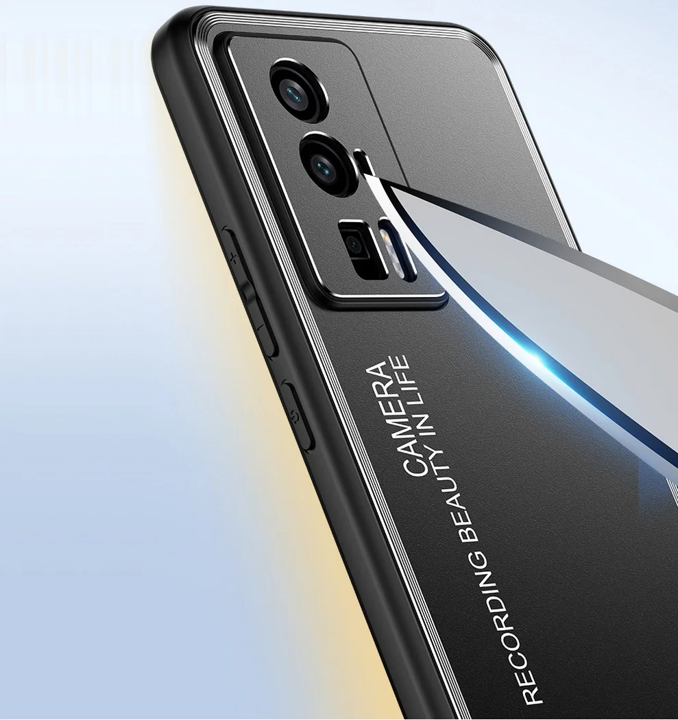 Aluminum-Alloy-Sandblasted-Back-Plate-Phone-Case-For-POCO-F5-Pro-Metal ...