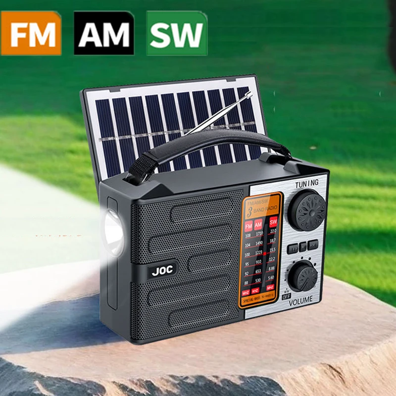 Portable-Emergency-Radio-Solar-Charging-FM-AM-SW-DSP-Radios-Receiver ...