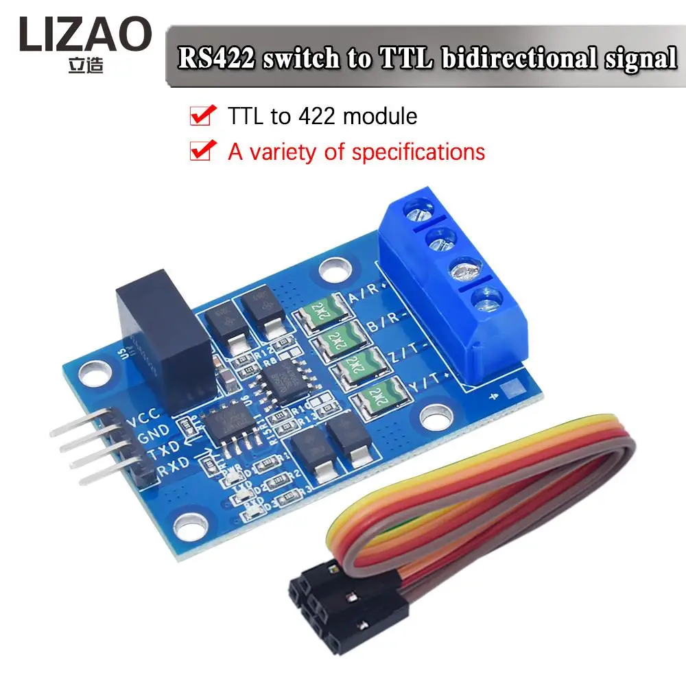 RS422 module transfers between TTL bidirectional signals Full duplex ...