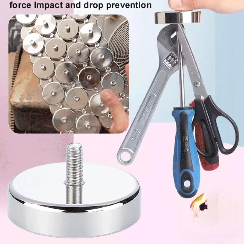 Strong-suction-cup-chassis-magnetic-fastener-base-Strong-Magnetic-Screw ...