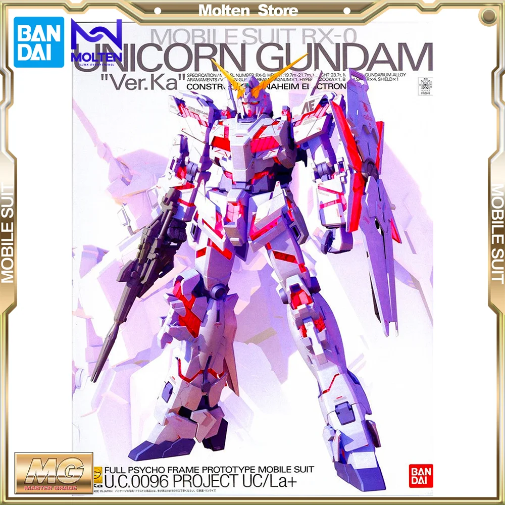BANDAI MG unicornio Gundam Ver.Ka traje móvil a escala 1/100, Gundam UC ...