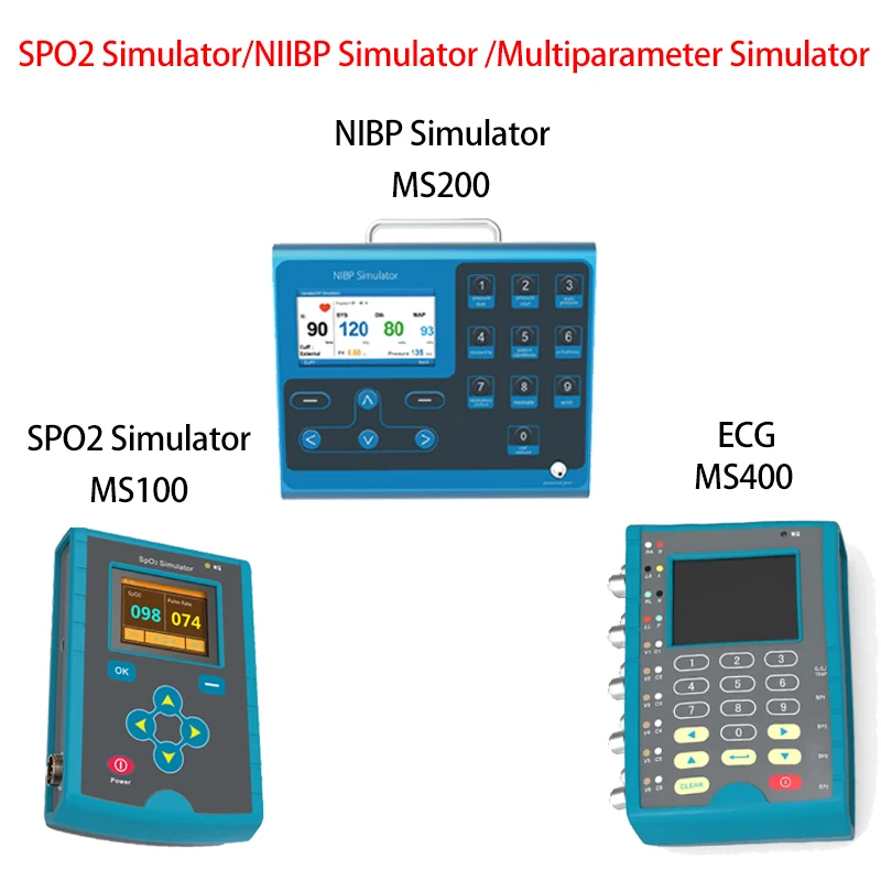 CONTEC-MS100-MS200-MS400-SPO2-PR-NIBP-ECG-IBP-TEMP-Simulator-Biomedical ...
