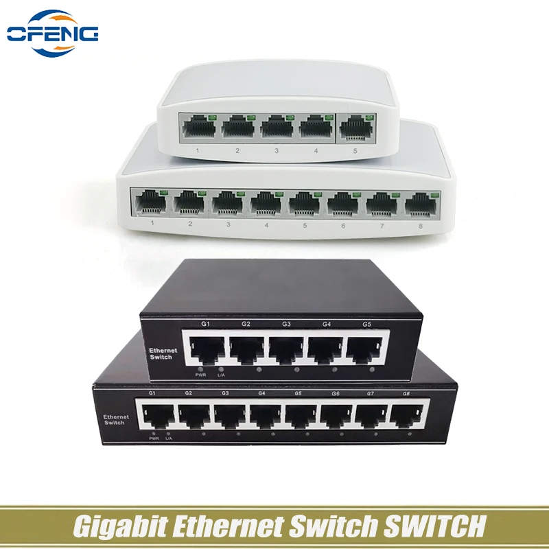 1000-Mbps-Network-Switch-Gigabit-Fast-RJ45-Ethernet-Switcher-LAN ...
