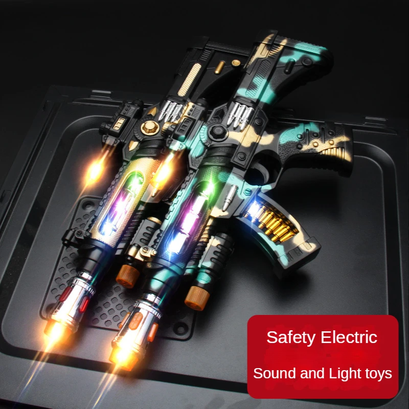 Children-s-Electric-Toy-Gun-Sound-and-Light-Simulation-Boy-s-Pistol ...