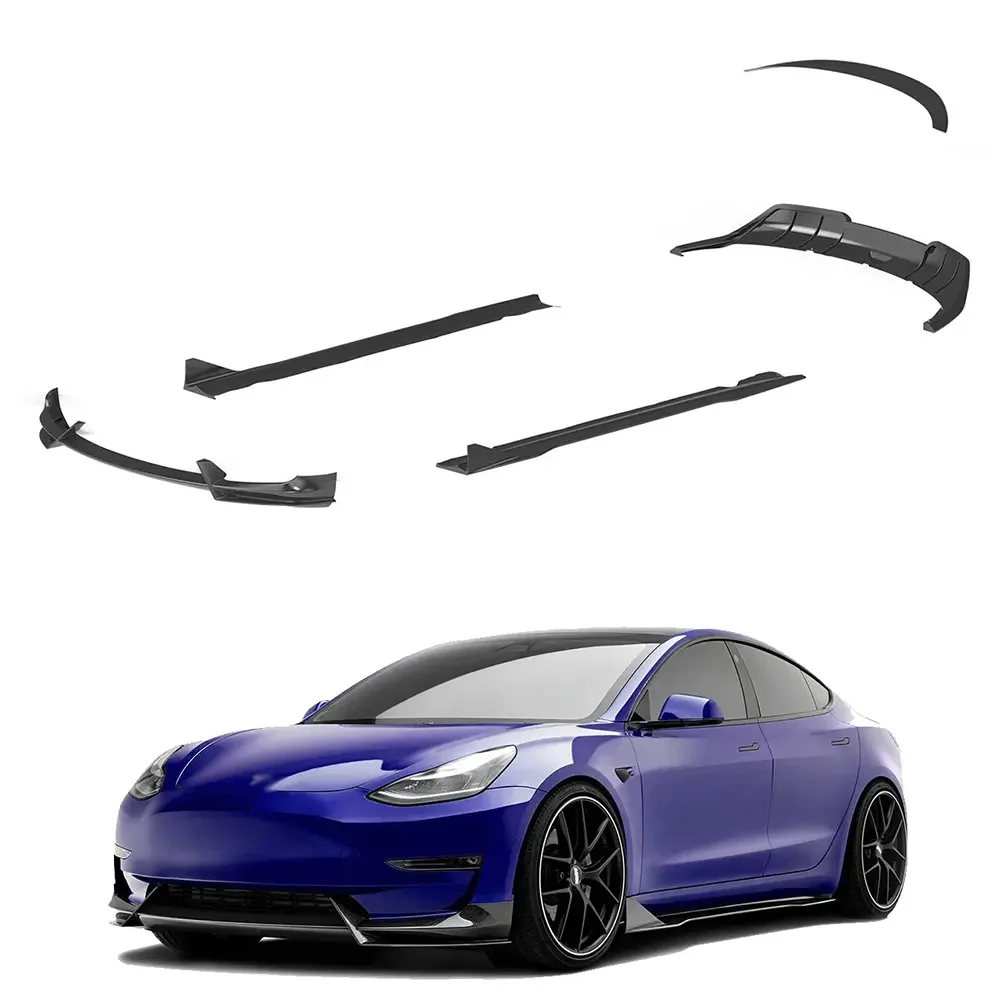 A-Style-Carbon-Fiber-Fibre-Auto-Body-System-Bodykit-Fit-For-Tesla-Model ...