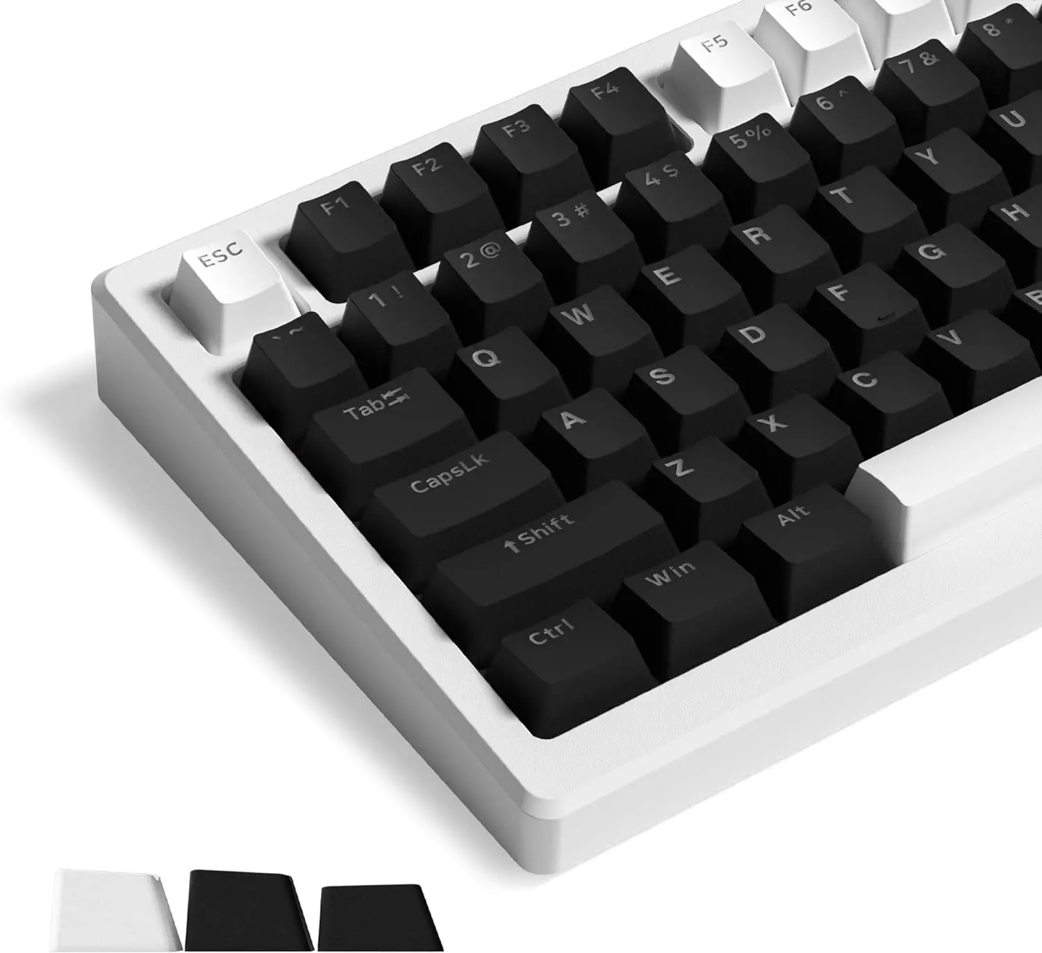 BOW/WOB Double Shot PBT Keycaps XVX/OEM/Low Profile Shine Through ...