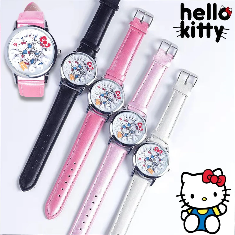 Hello Kitty relojes de cuarzo para niños, reloj electrónico con ...
