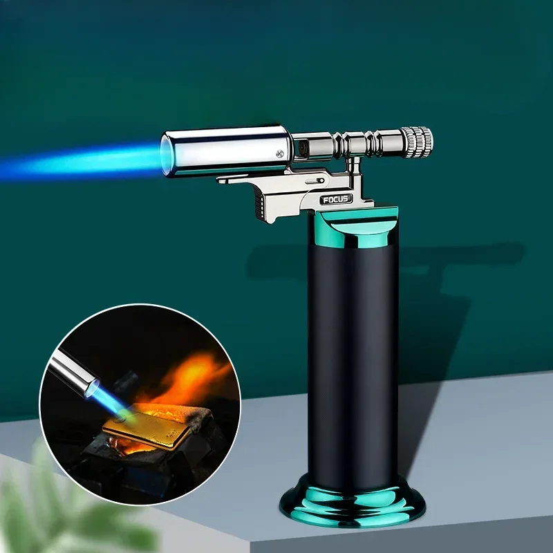 Powerful-Windproof-Blue-Flame-Jet-Torch-Gas-Lighter-Outdoor-Cigar ...