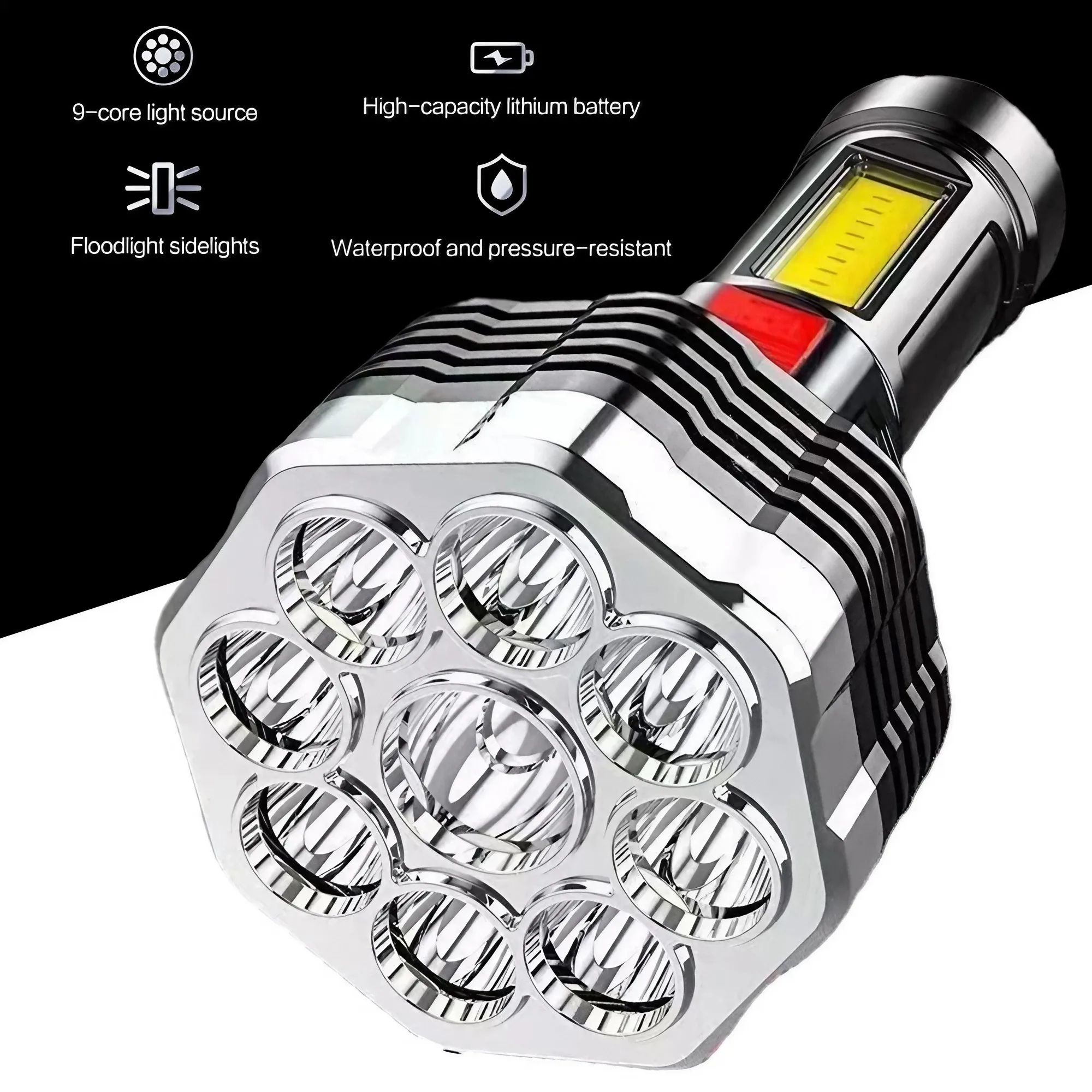 Multi-Use-Outdoor-LED-Throw-Light-USB-lanterna-recarreg-vel-fonte-de ...