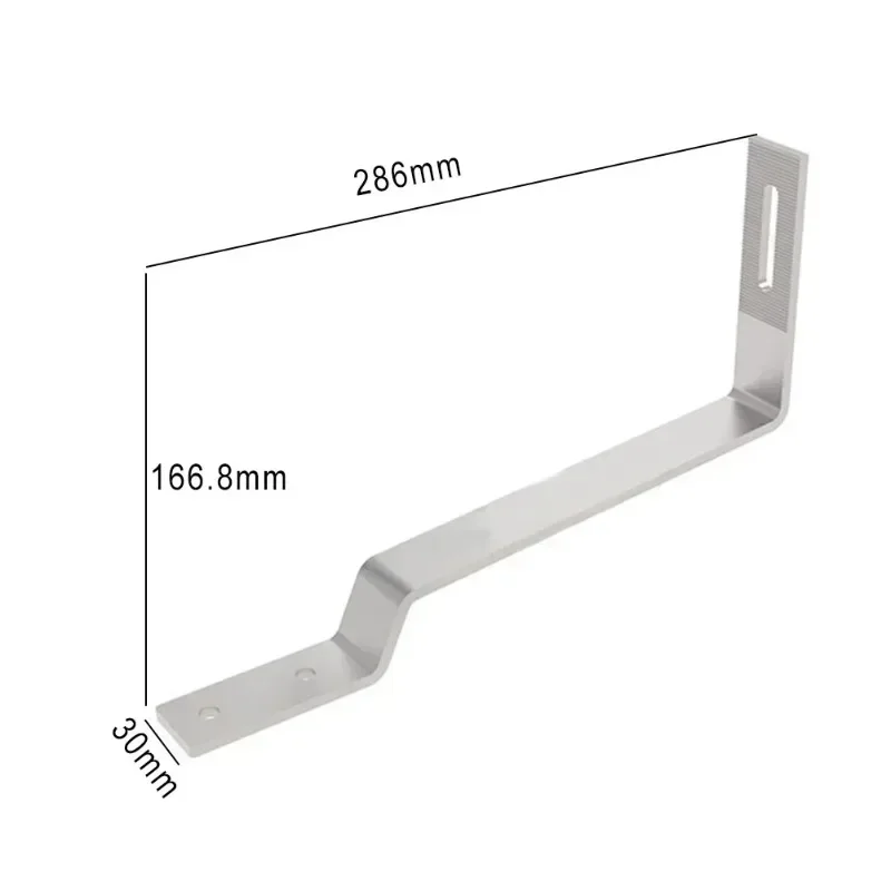 1pcs Hook Flat Roof Mount Kits Stainless Steel Solar Flat Tile Hook ...