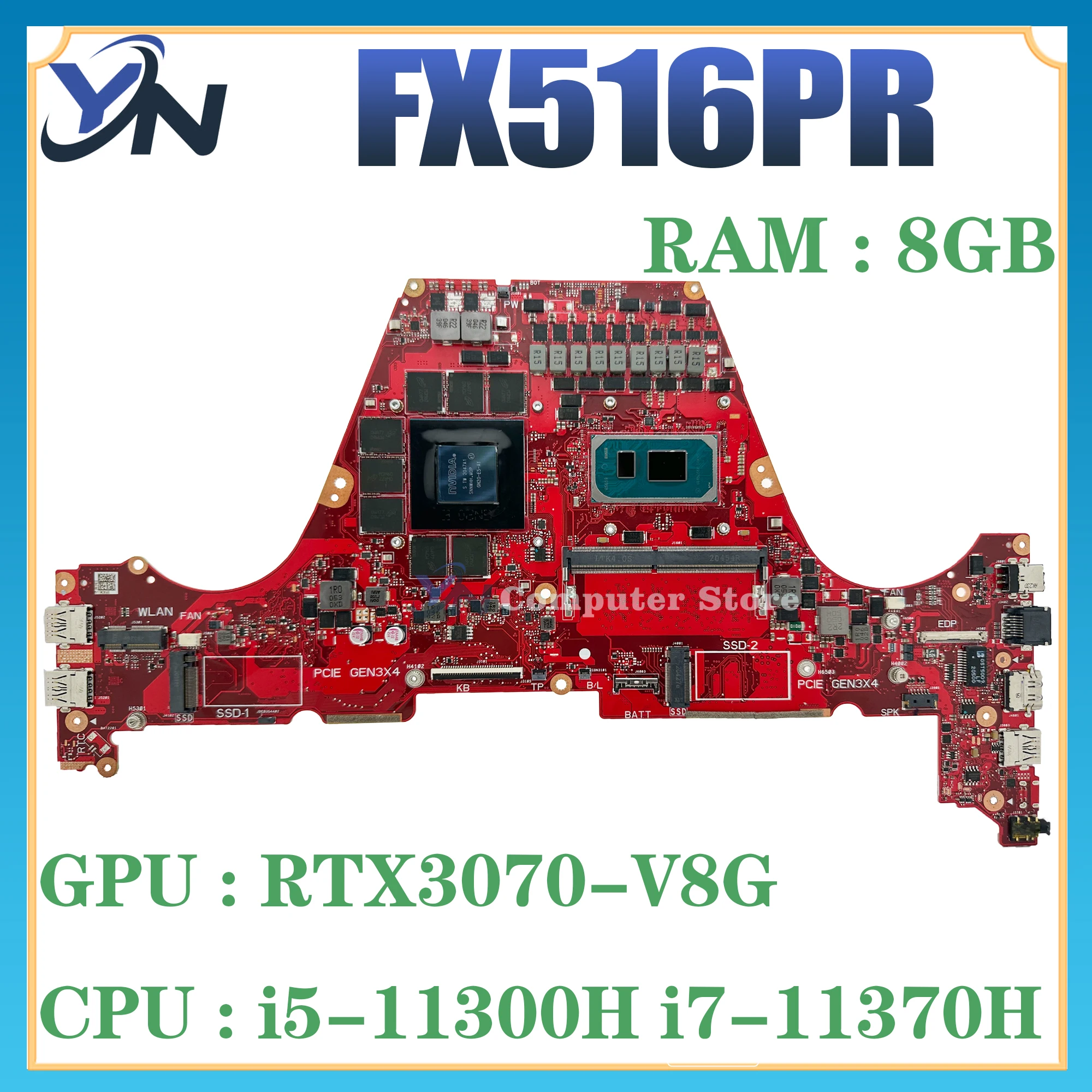 Mainboard-fx516-fx516p-tuf516pm-tuf516pr-tuf516pe-fx516pm-fx516pez ...