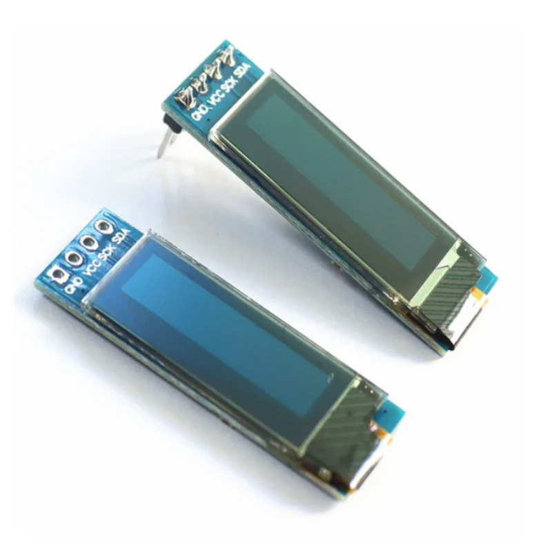 0.91 LCD Module 128 x 32 Inch 4 Pins OLED Display SSD1306 IIC Interface ...