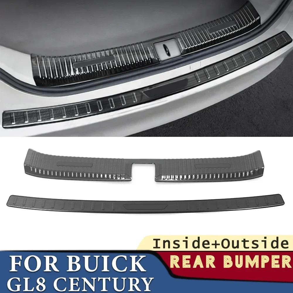 Trunk Bumper for Buick GL8 Century 2023 2024 Car Accessories Stainless ...