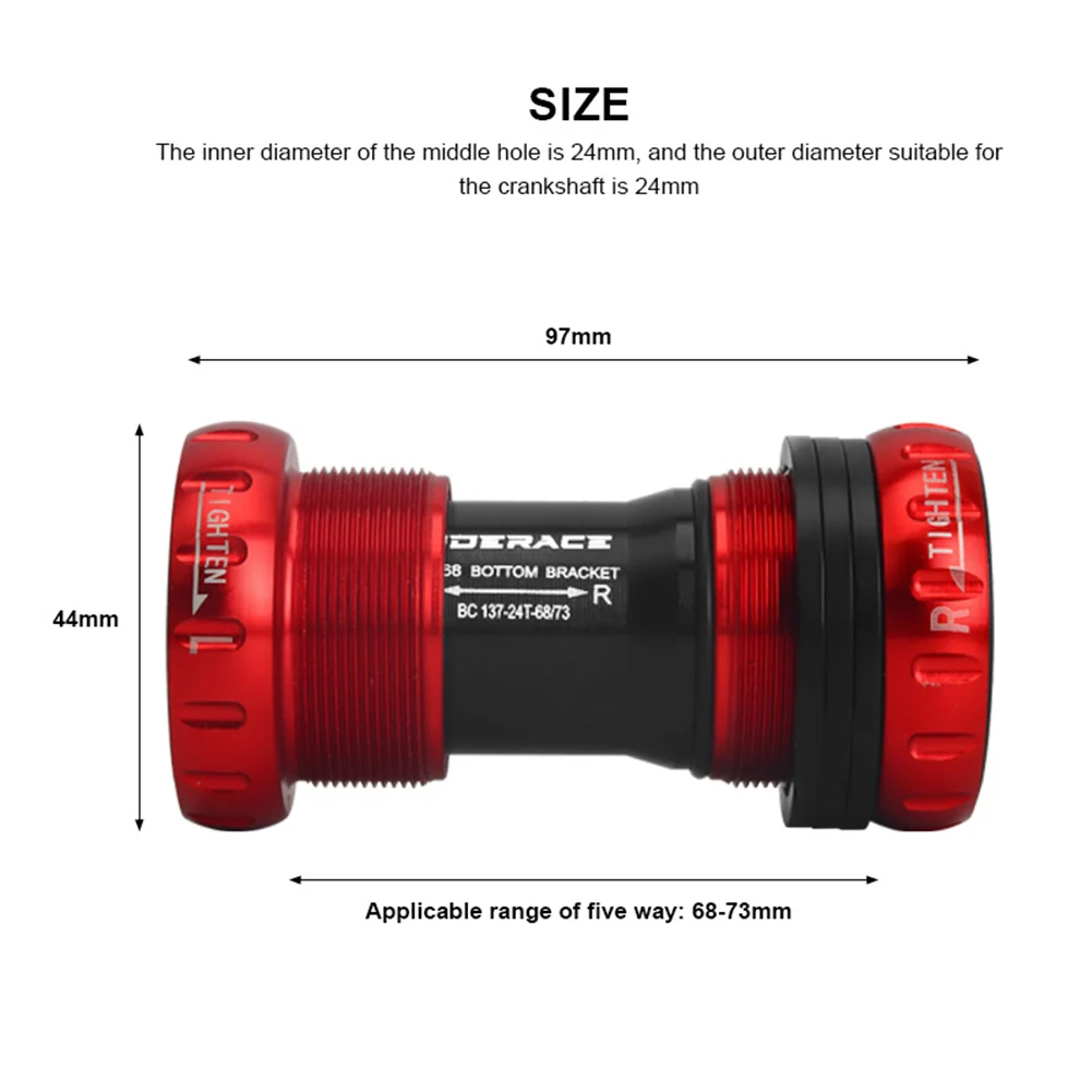 Ceramic-Ball-Bearing-Bottom-Bracket-110g-1Pcs-68-73mm-BB52-Components ...