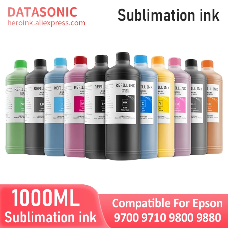 1000ML-Sublimation-Ink-Heat-Transfer-Ink-For-Epson-9900-10000-10600 ...