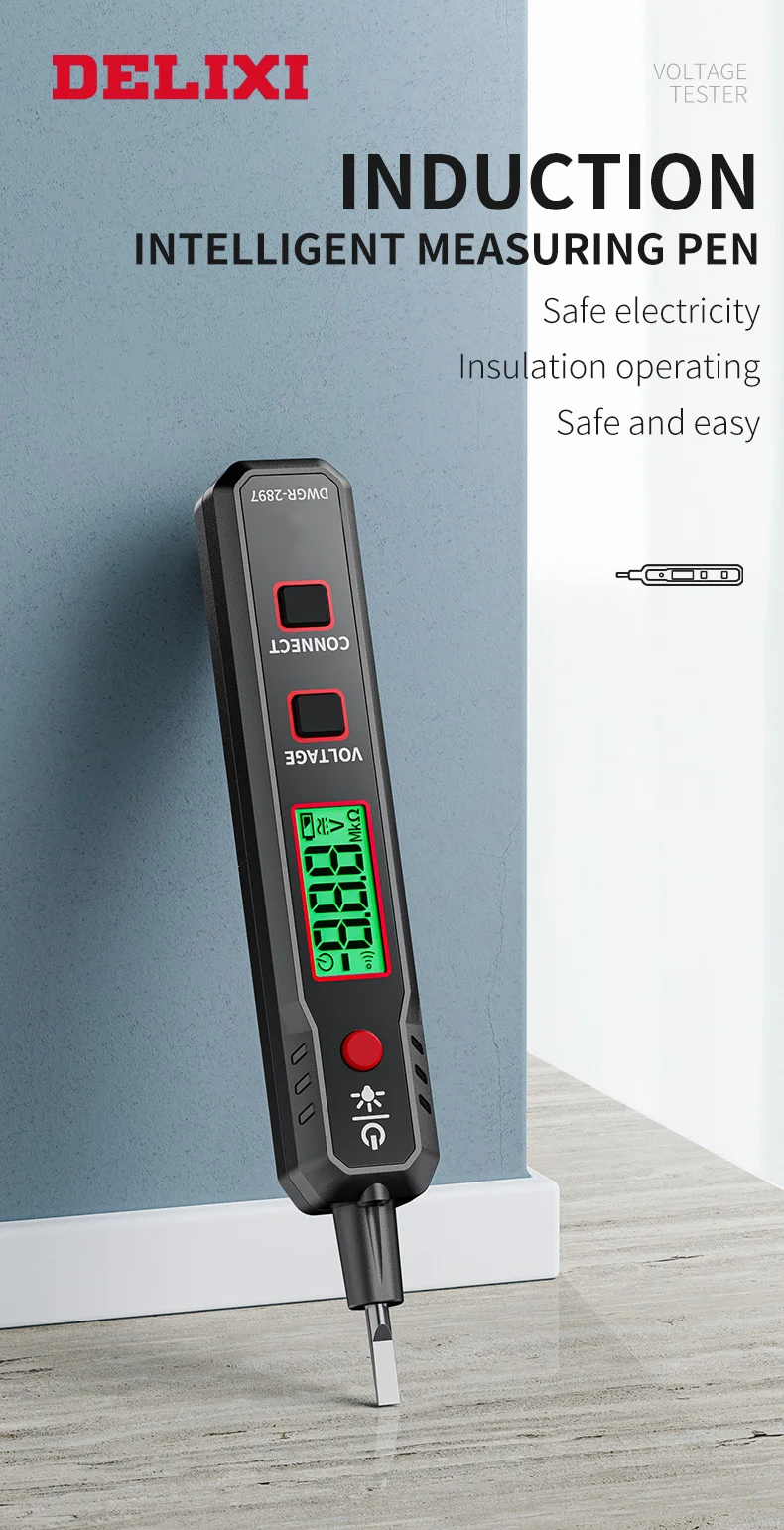 DELIXI Voltage Multi function Measurement Tool Digital Display ...