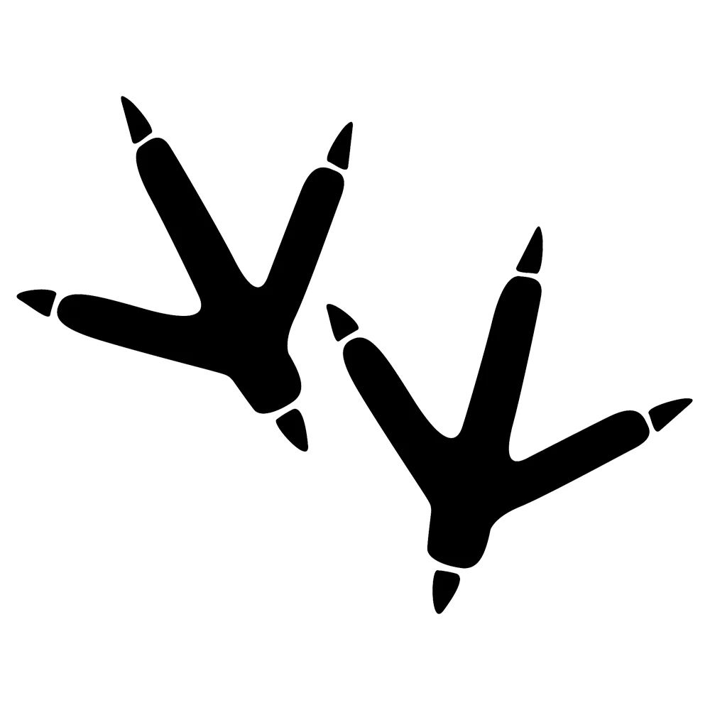 Turkey Track Silhouette