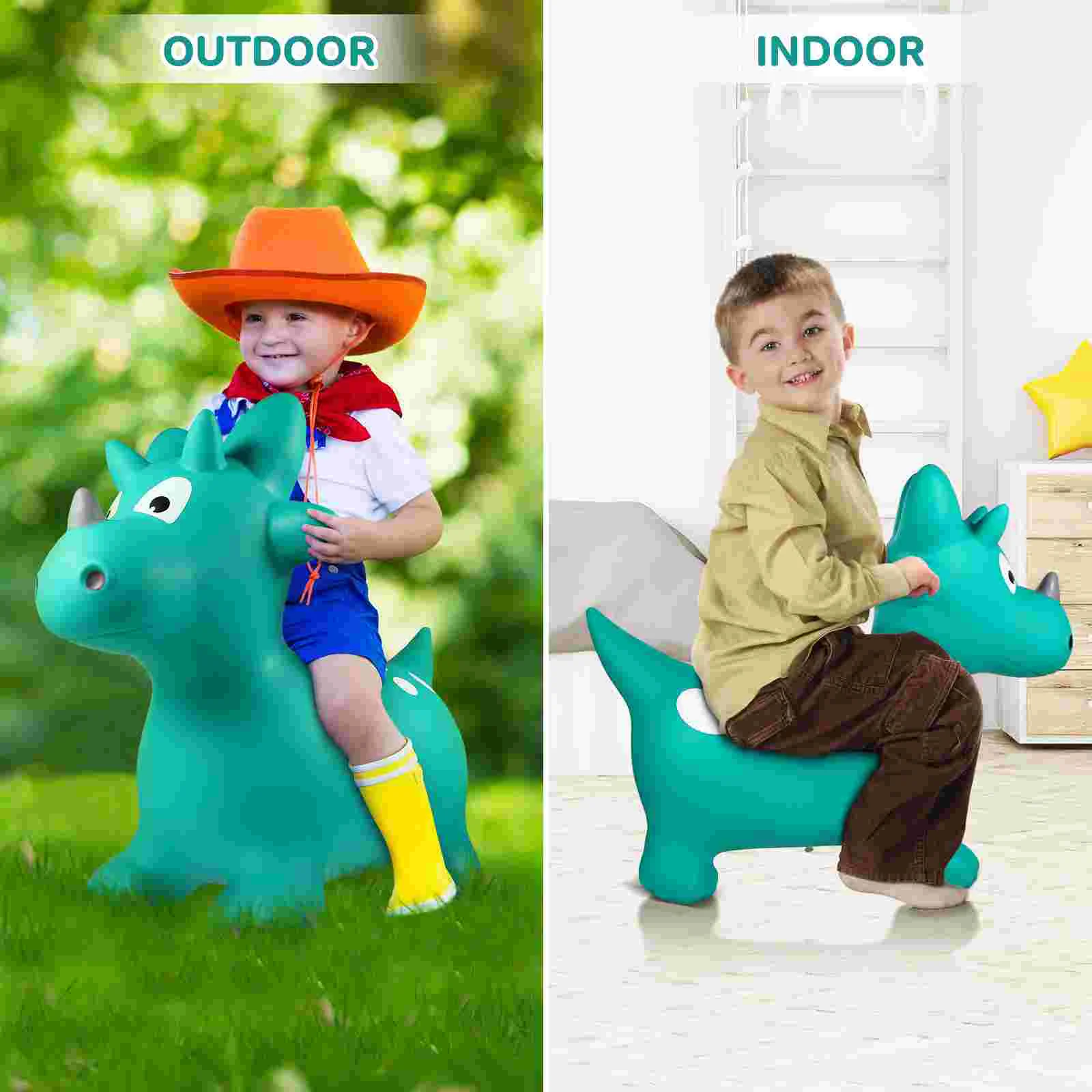 Inflatable Space Hopper Dinosaur Jumping Toy - GYOBY® TOYS