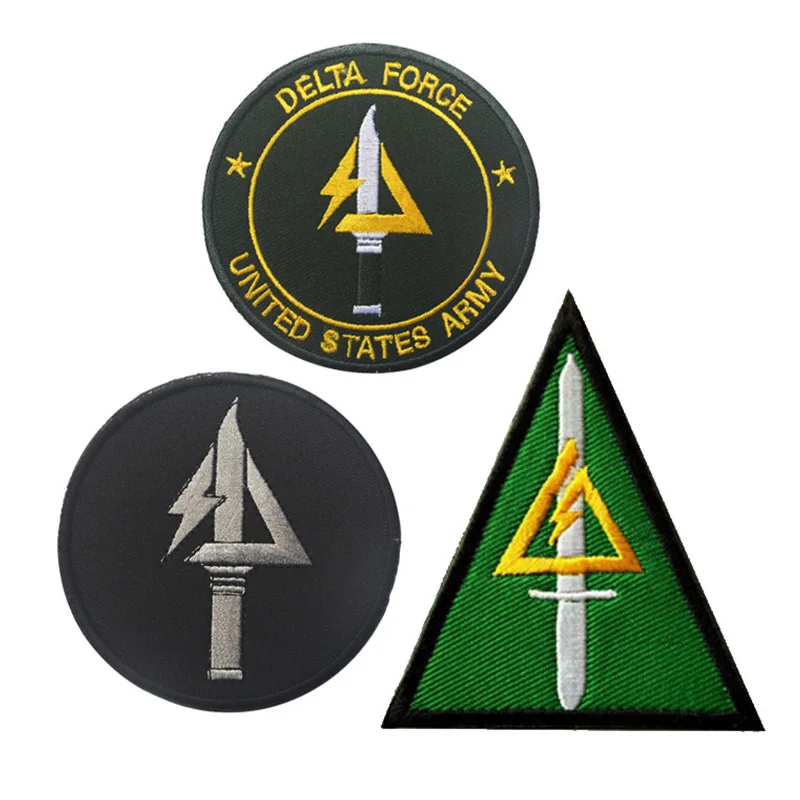 DELTA FORCE Delta Army Green Embroidered Patch Cloth Outdoor Backpack ...