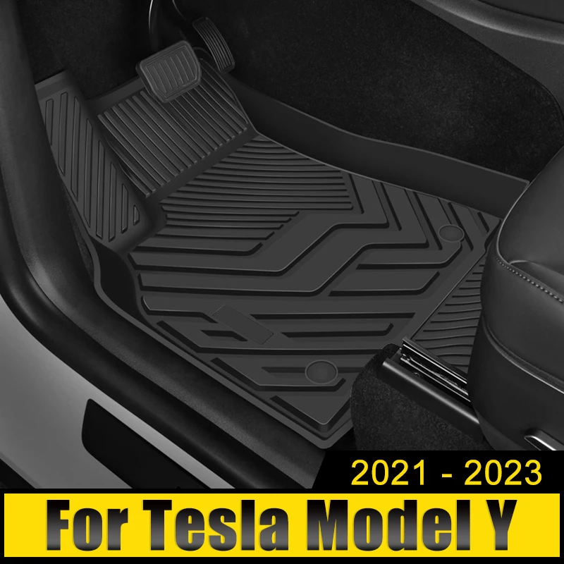 For Tesla Model Y ModelY 2021 2022 2023 LHD TPE Car Floor Mats Interior ...