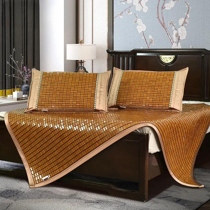 Bamboo-Mat-Mahjong-Mat-Summer-Foldable-Mattress-Single-Double-Student ...