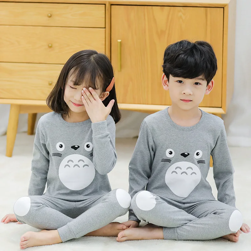Conjunto-de-Pijamas-Infantis-Totoro-Crian-as-Pijamas-Beb-Meninos-Roupas ...