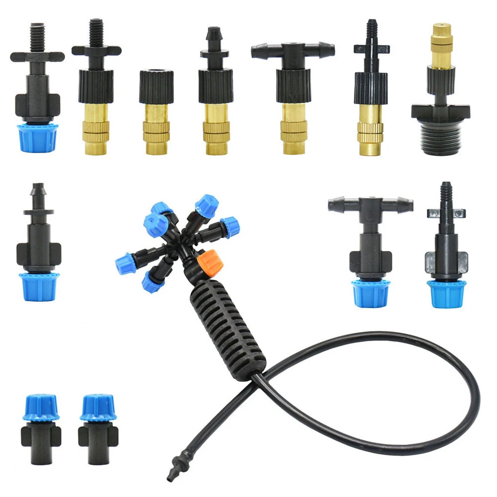 Adjustable Brass Misting Nozzles Copper Fog Nozzle Water Spray Drip ...