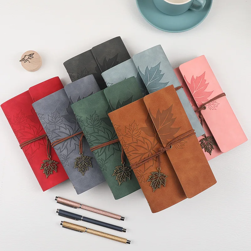 A7 Travelers Vintage Notebook PU Leather Blank Kraft Diary Note Book ...
