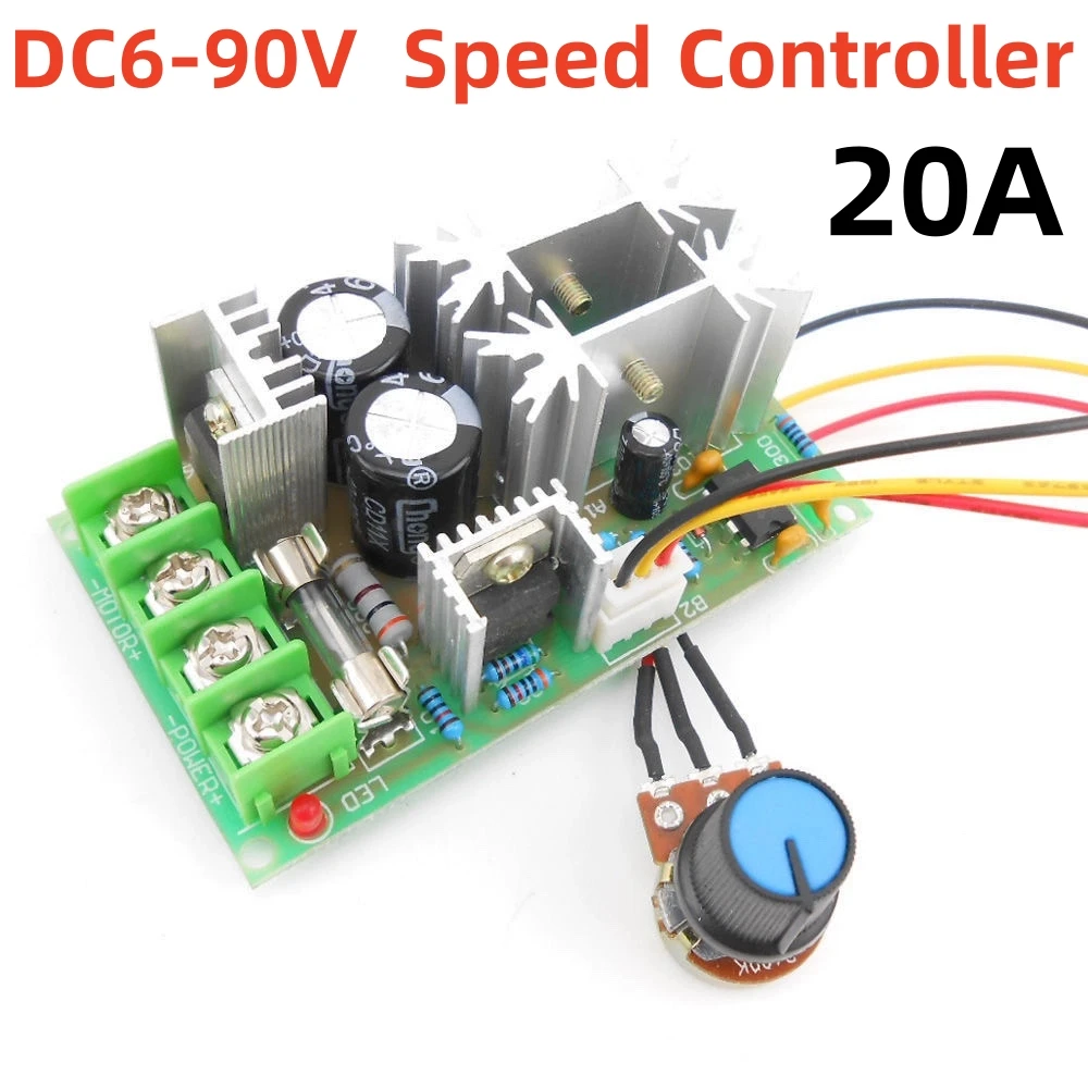Dc-motor-governor-6V12V24V36V48V60V72V84V-High-power-drive-module-PWM ...