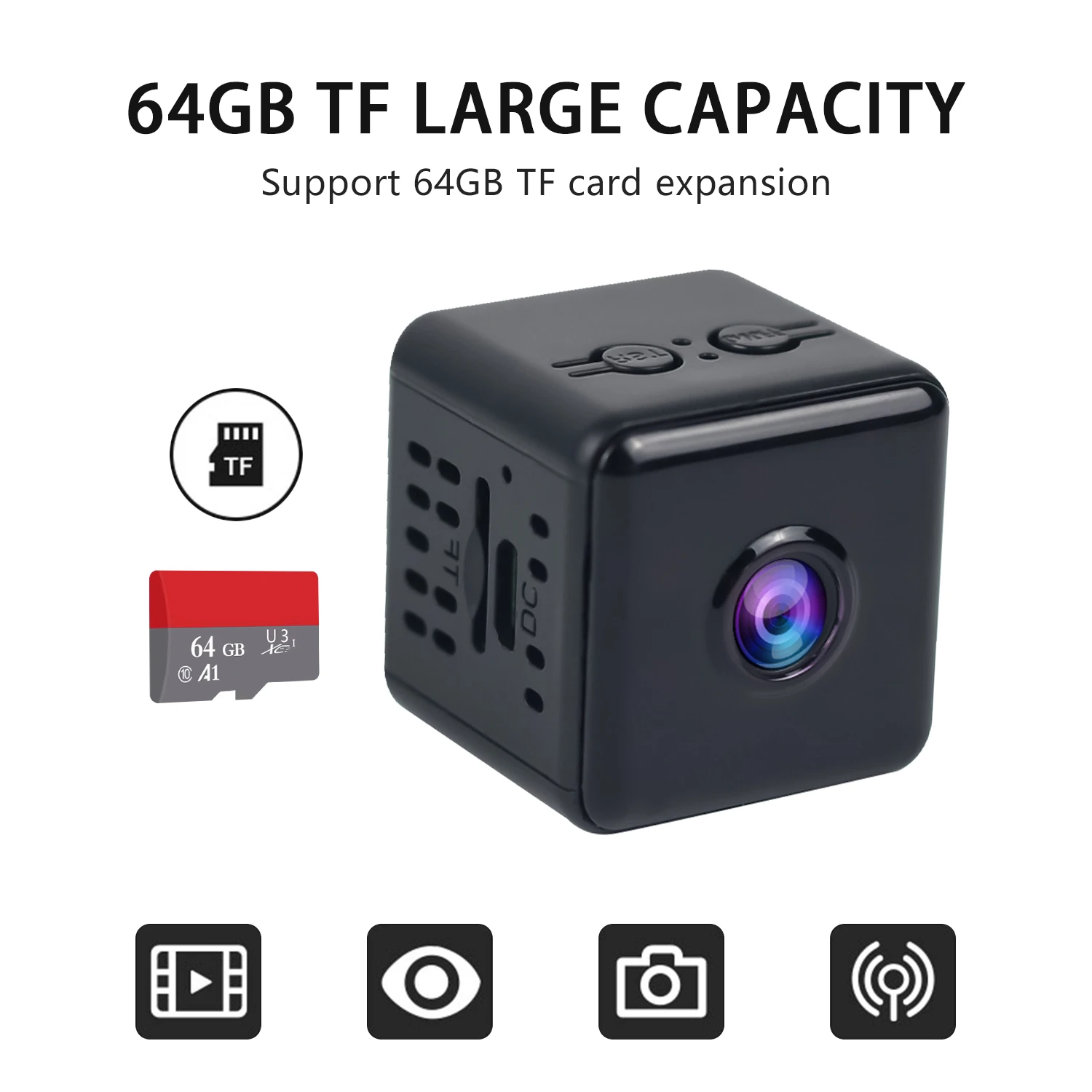 X6D mini Wifi Camera Full 2K/1080P HD wireless Remote monitor night ...