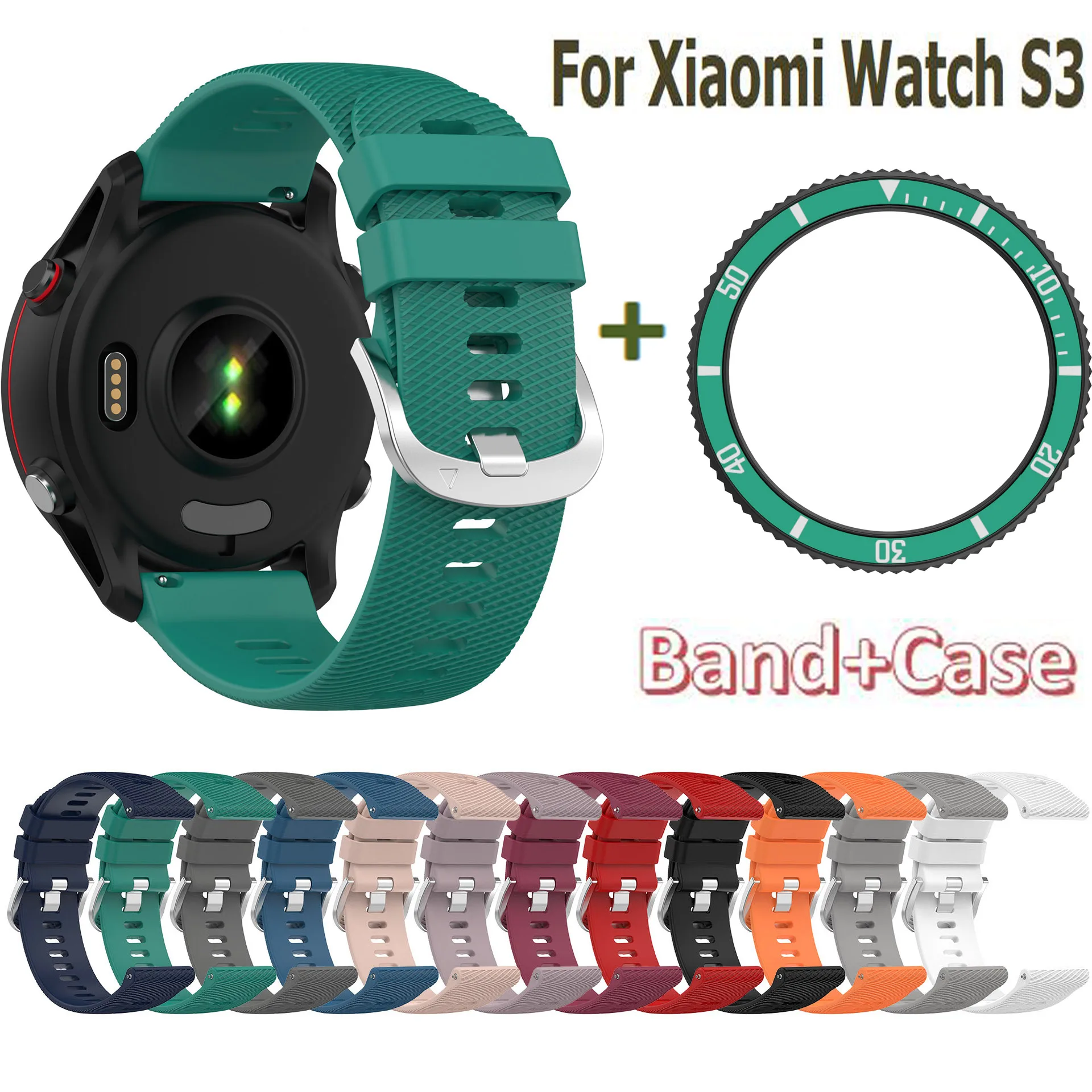 Correa-de-reloj-con-bisel-y-Marco-2-en-1-para-Xiaomi-S3-pulsera ...