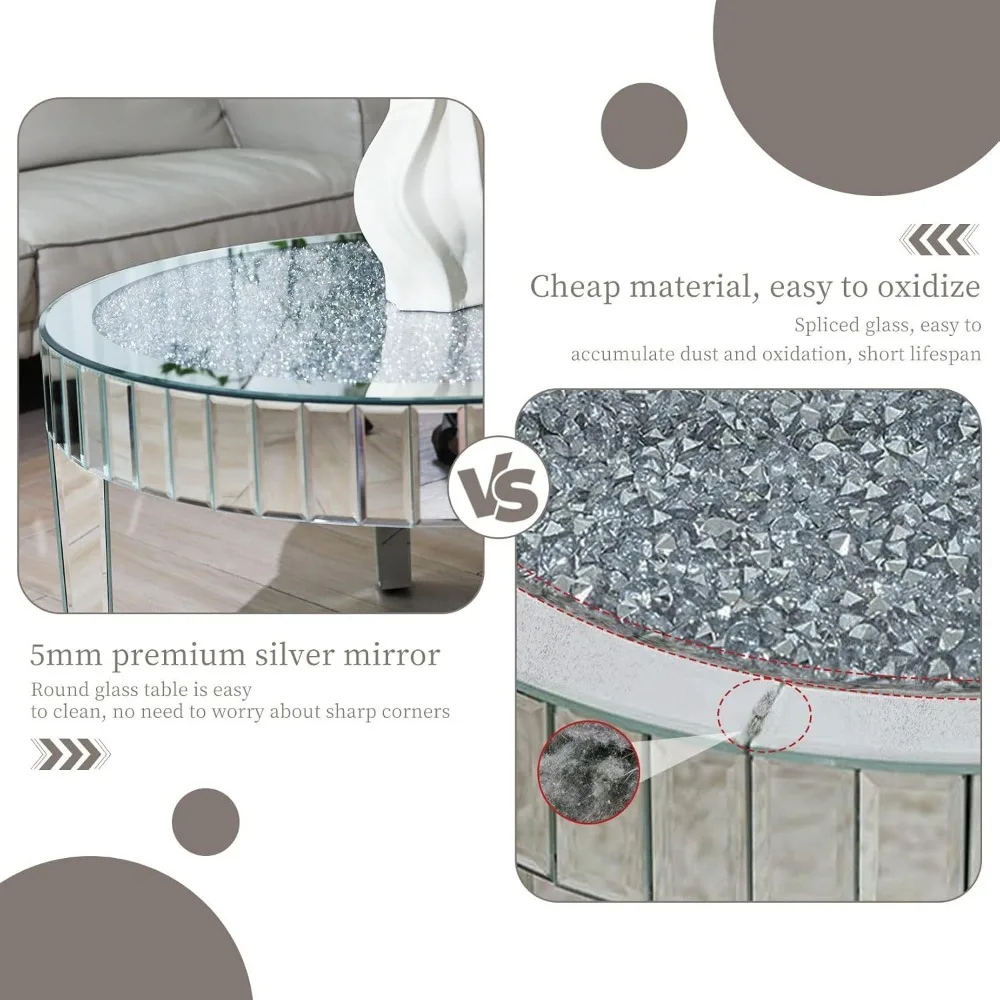 Large Crushed Diamond Table – Stylish Home Supply