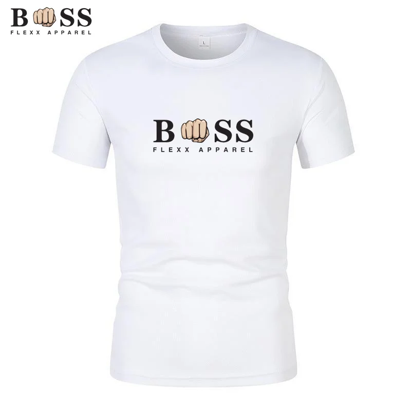 Men-s-BSS-FLEXX-APPAREL-Printed-T-shirt-Loose-Short-Sleeve-Fashion-O ...