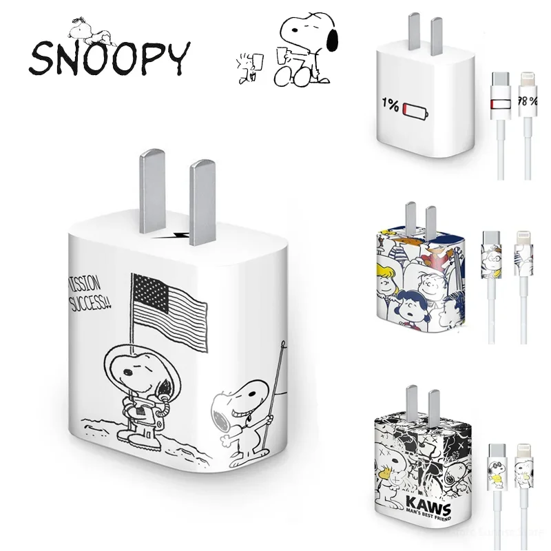 Snoopy-IPhone-18-20W-Fast-Charge-Sticker-Mobile-Phone-Charging-Head ...