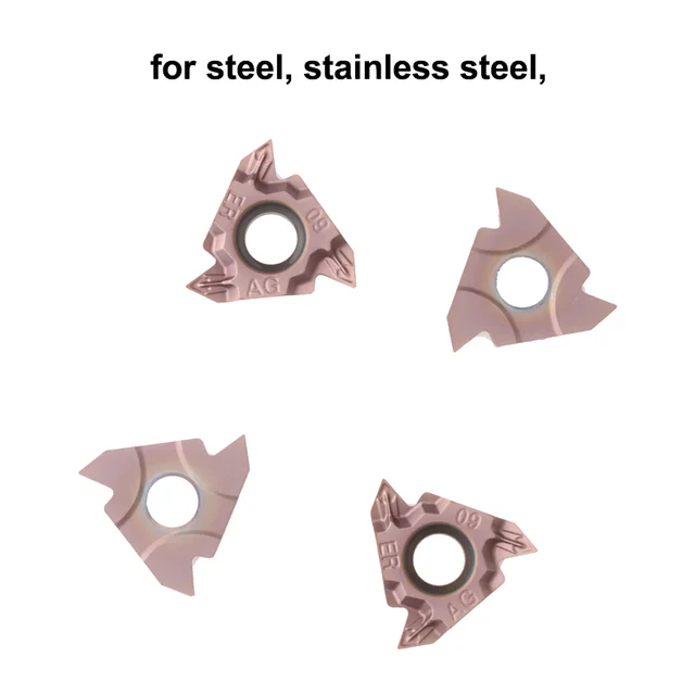 10pcs 16Er Ag60 Ag55 16Ir Carbide Inserts Turning General Pitch Thread ...