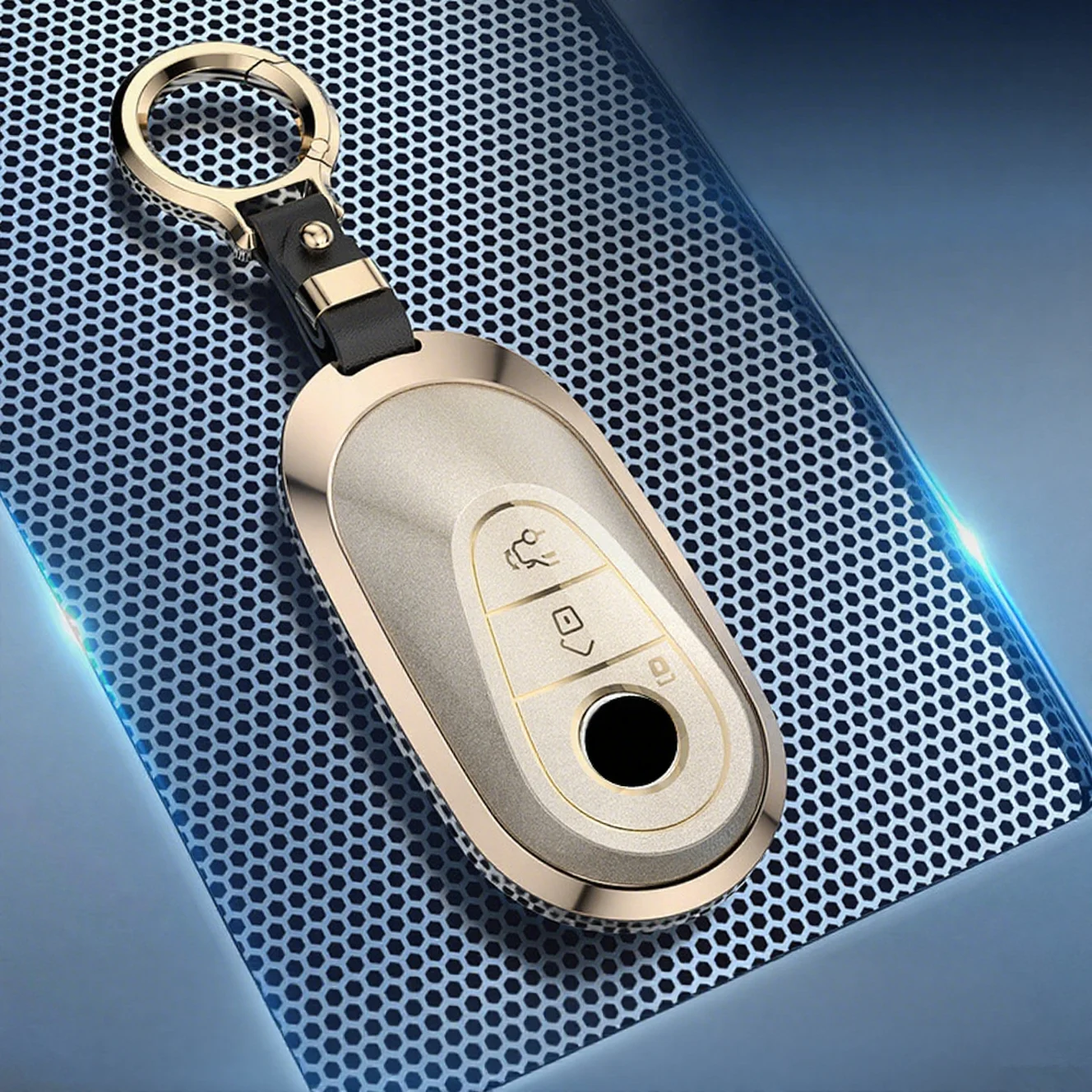 Metal TPU Car Remote Key Cover Case Holder shell Fob For Mercedes Benz ...