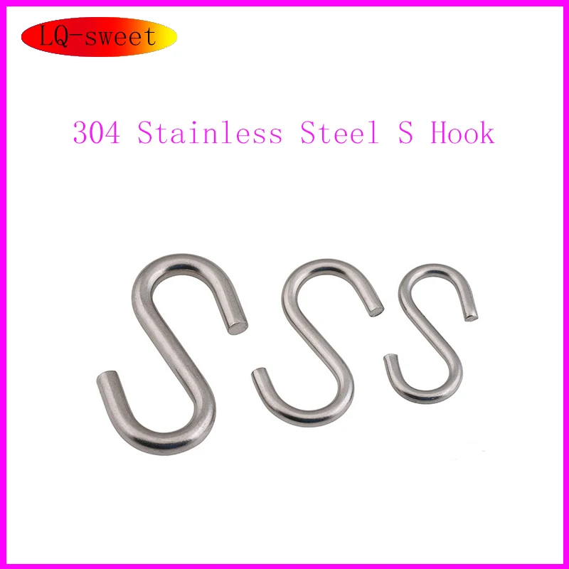 304 Stainless Steel S Hook M2-M10 - AliExpress 13