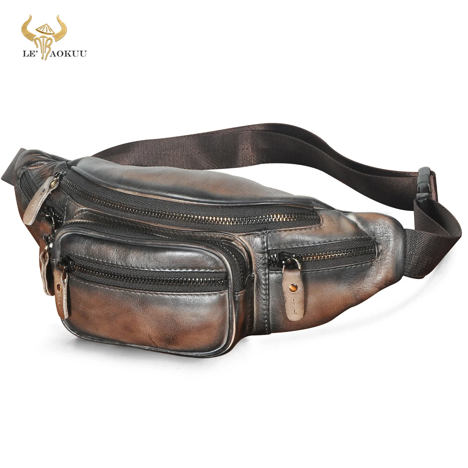 Original-Leather-Male-Cross-body-Sling-Chest-Pack-Design-Travel ...
