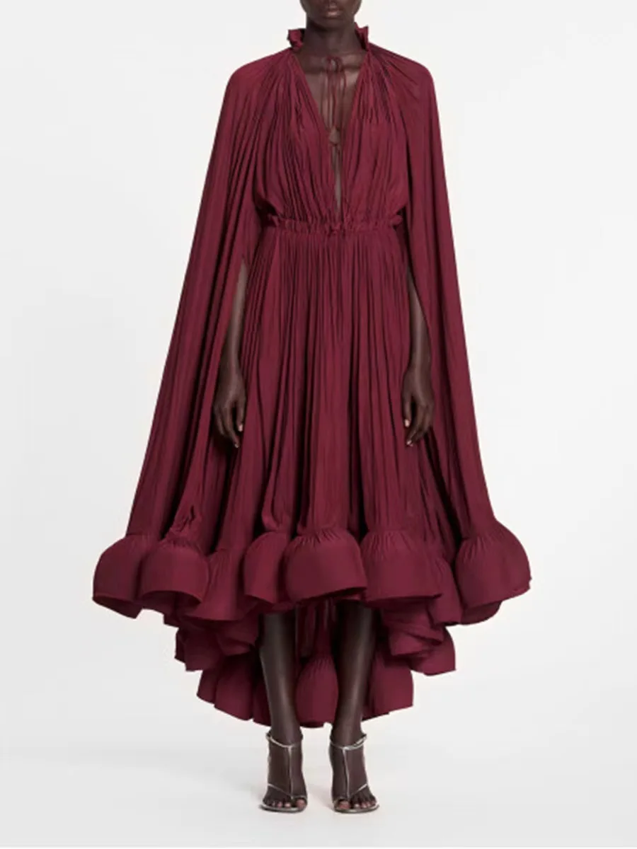Miyake-Folds-2024-Spring-summer-New-Dress-Design-Sense-of-Fashion-Loose ...