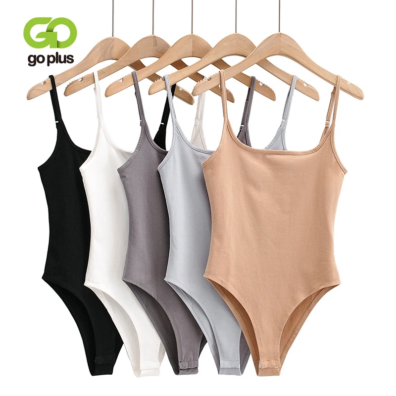 GOPLUS-Bodysuit-Women-Summer-Sexy-Backless-Sleeveless-Body-Tops-2022 ...